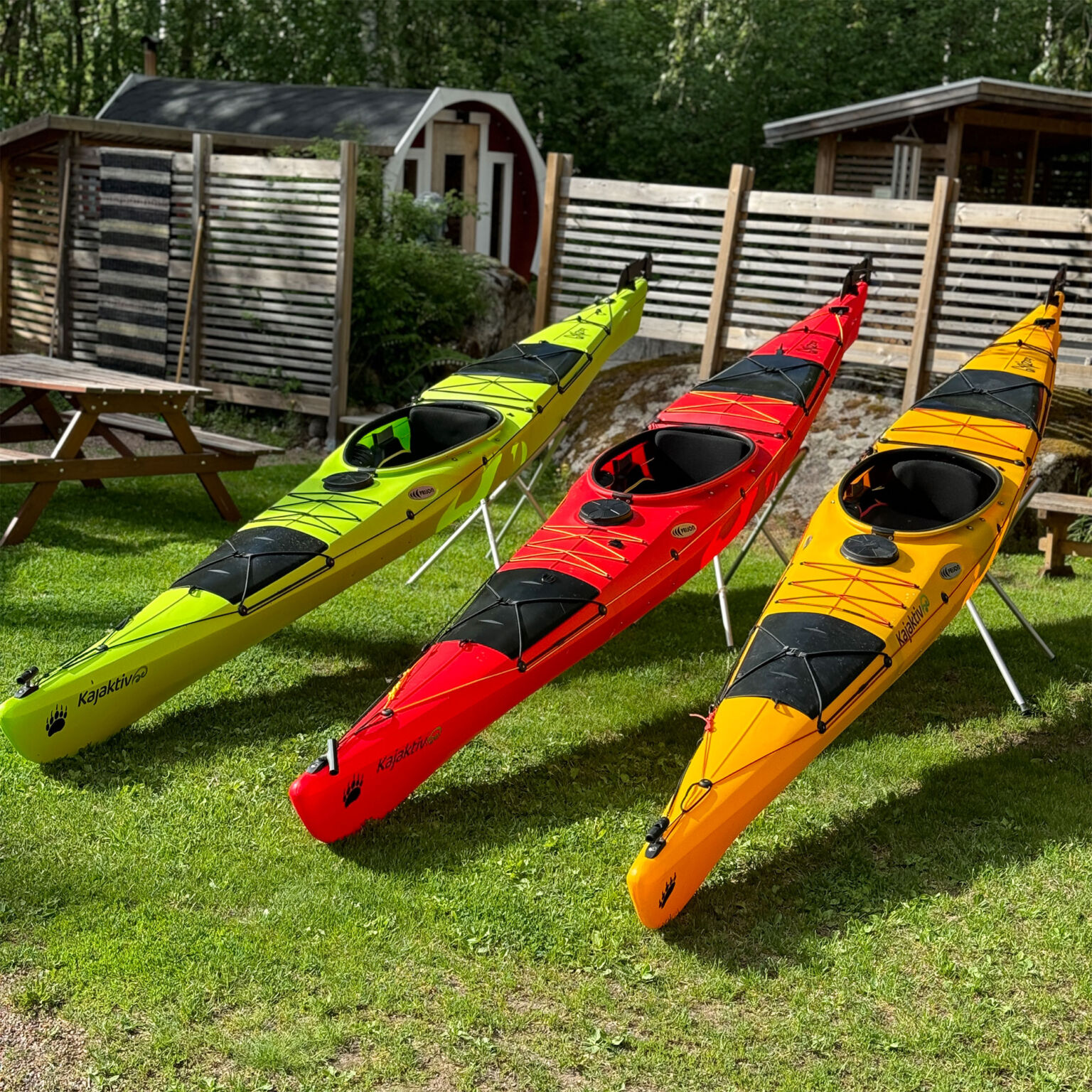 Begagnade Prijon HTP Grizzly Röd, Limegrön och Gul - Kajaktiv